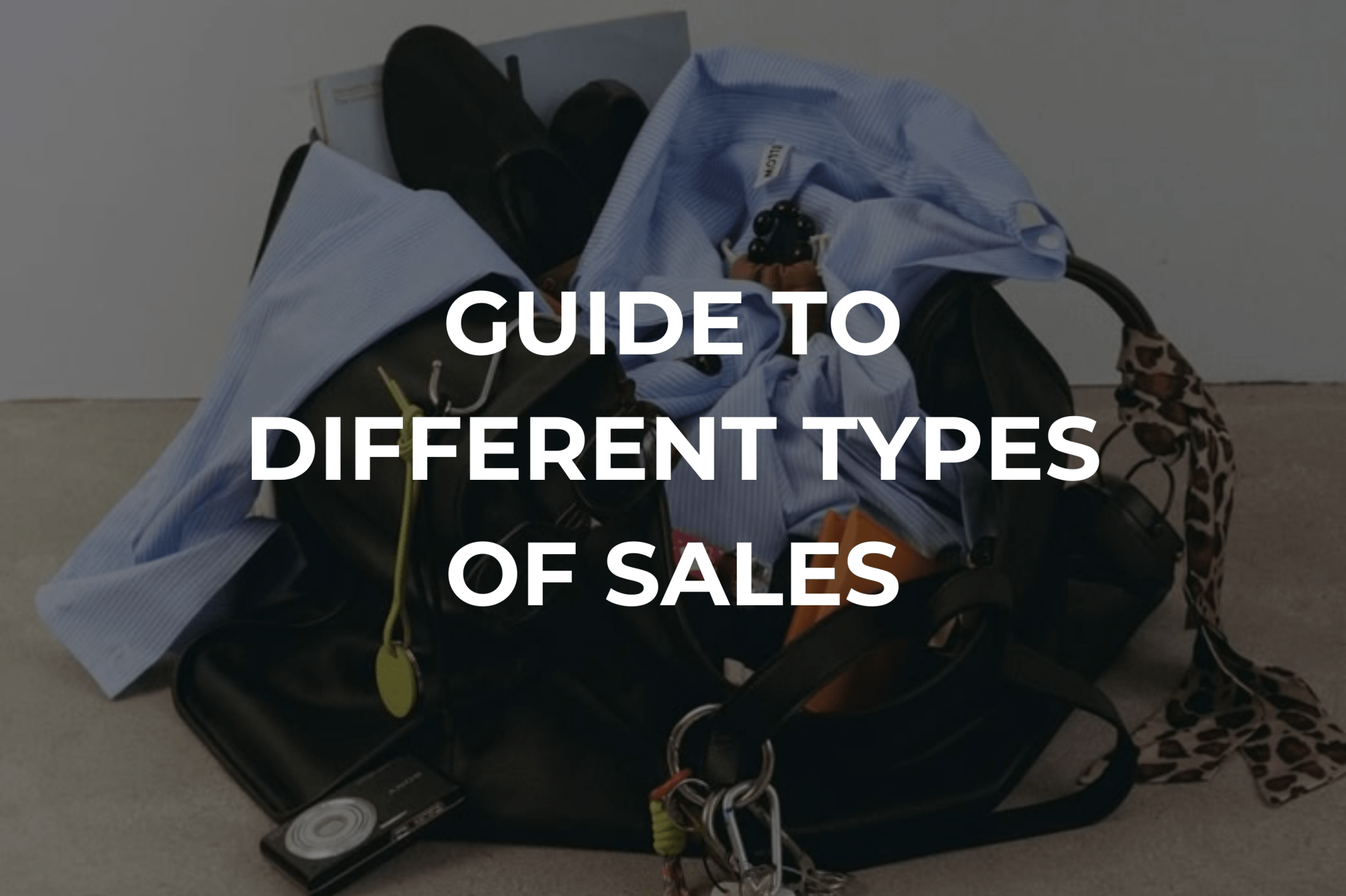 GUIDE TO DIFFERENT TYPES OF SALES – PENKO